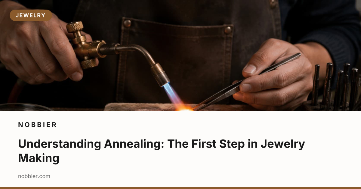 Understanding Annealing: The First Step in Jewelry Making | Nobbier