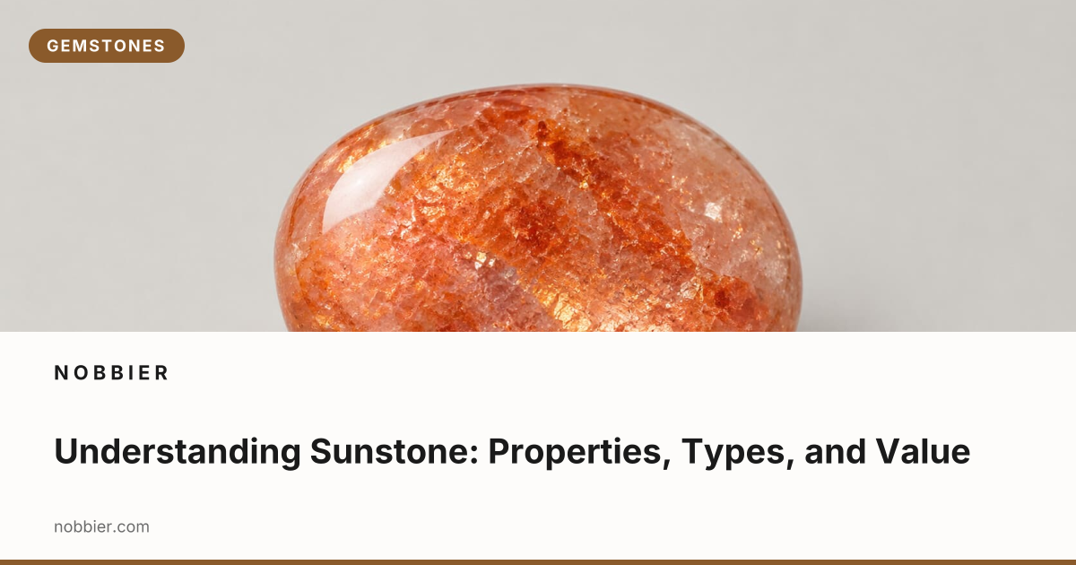 Understanding Sunstone: Properties, Types, and Value | Nobbier