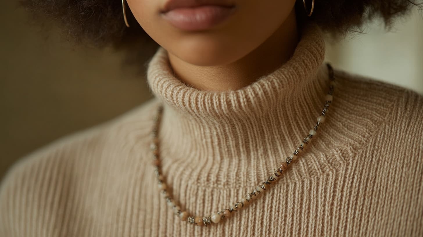 How to Wear and Style Necklaces for High Necklines – Nobbier